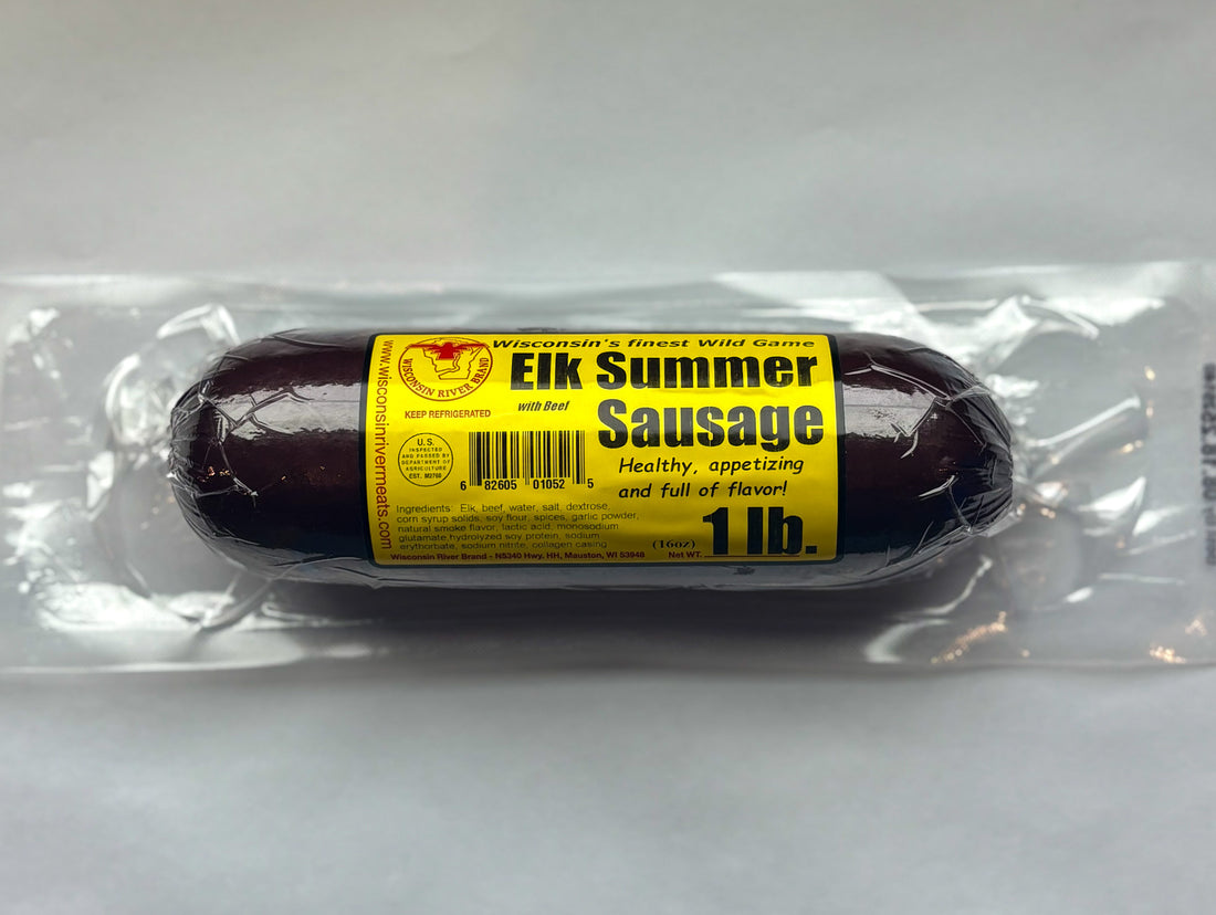 Elk – Summer Sausage 1 lb | Wisconsin River Meats – Wisconsin River Meats