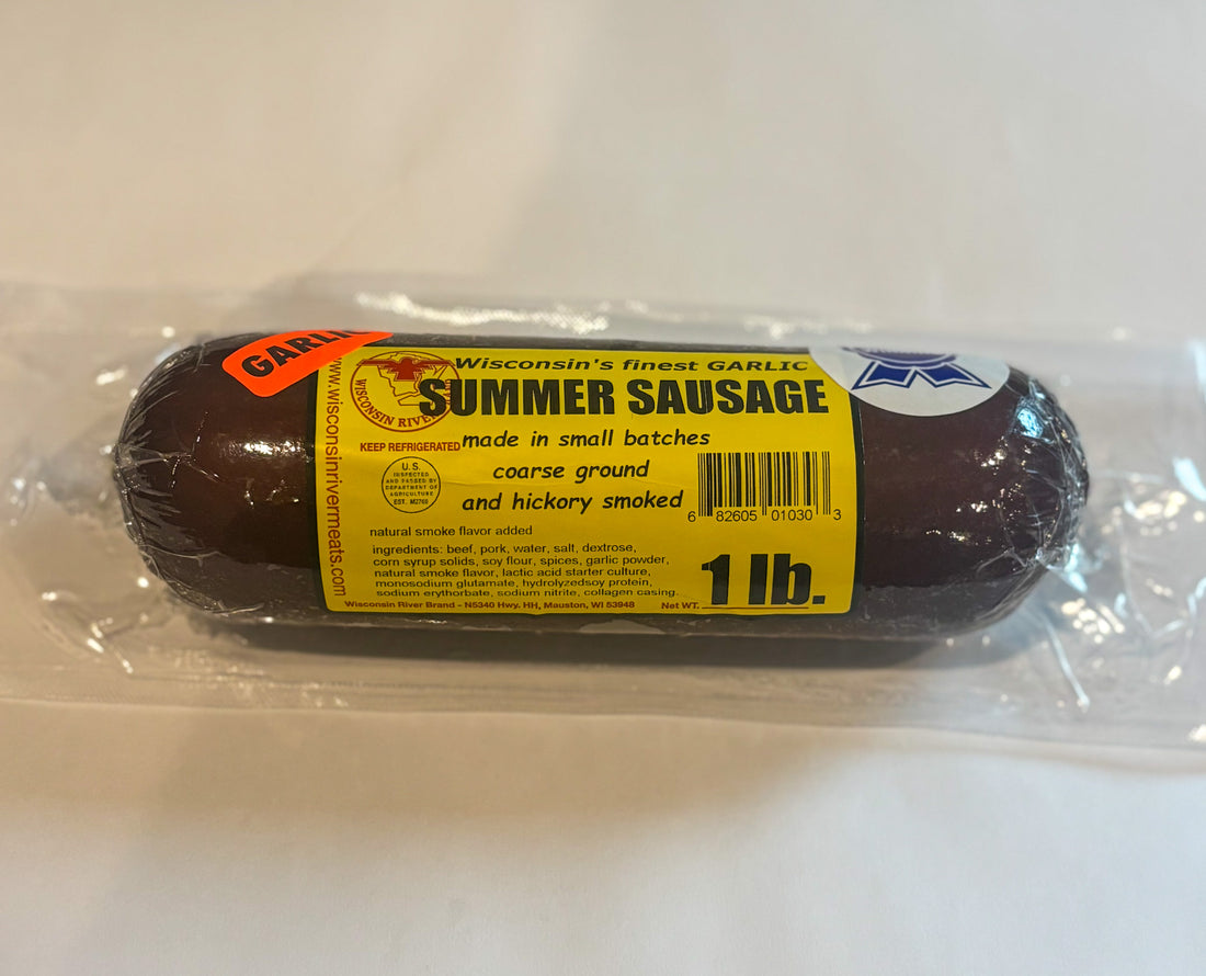 Summer Sausage – Garlic | Wisconsin River Meats – Wisconsin River Meats